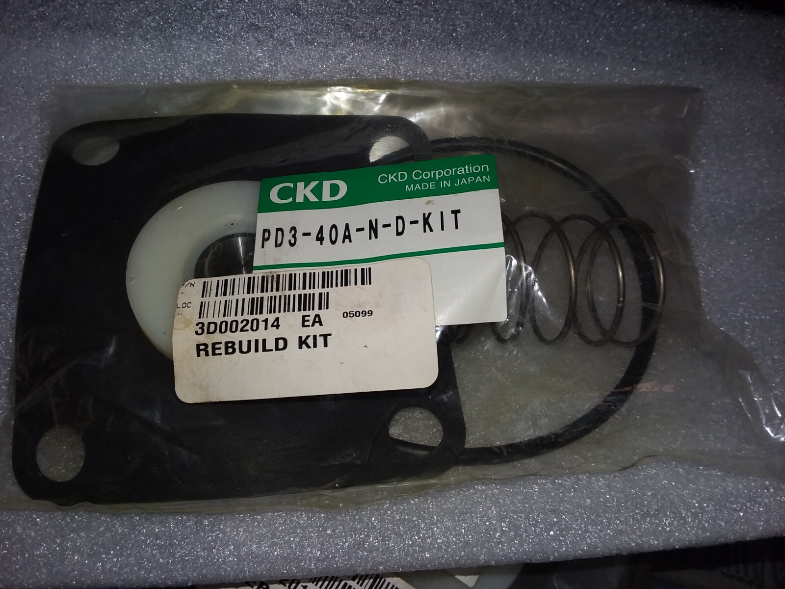 CKD diaphragm Rebuild kit PD3-40A-N-D-KIT | eBay