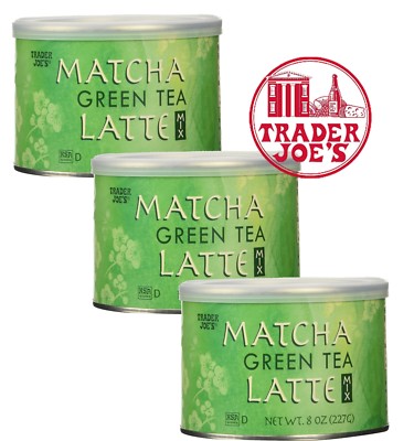 🔥 Trader Joe's Matcha Green Tea Latte Mix Kosher 8oz 🔥 | eBay
