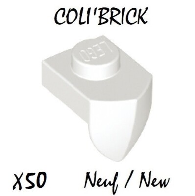 Lego 15070 - 50x Dent / Plate modified 1x1 Tooth vertical - Blanc ...