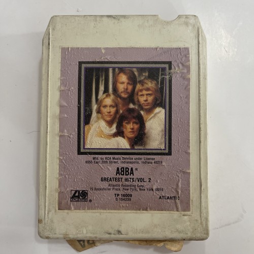 Abba Greatest Hits Vol 2 8-Track Tape Atlantic TP 16009 Read! E34 | eBay
