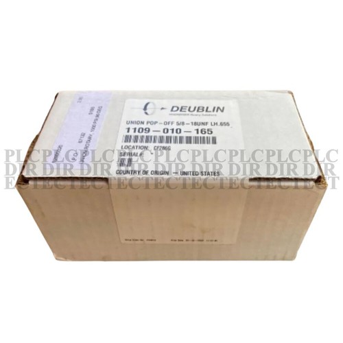 New DEUBLIN 1109-010-165 Coolant Rotary Joint | eBay