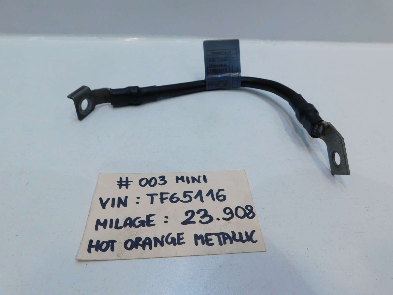 MINI BATTERY NEGATIVE CABLE & TERMINAL COOPER ONE S R50 R52 R53 OEM ...