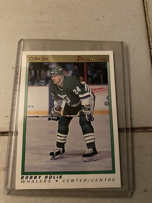 Bobby Holik 1990-91 OPC Premier Rookie Card #43 Hartford Whalers | eBay
