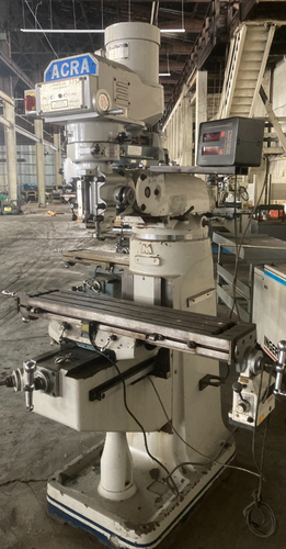Acra Milling Machine 3hp 42” Table Model AM-2V | eBay