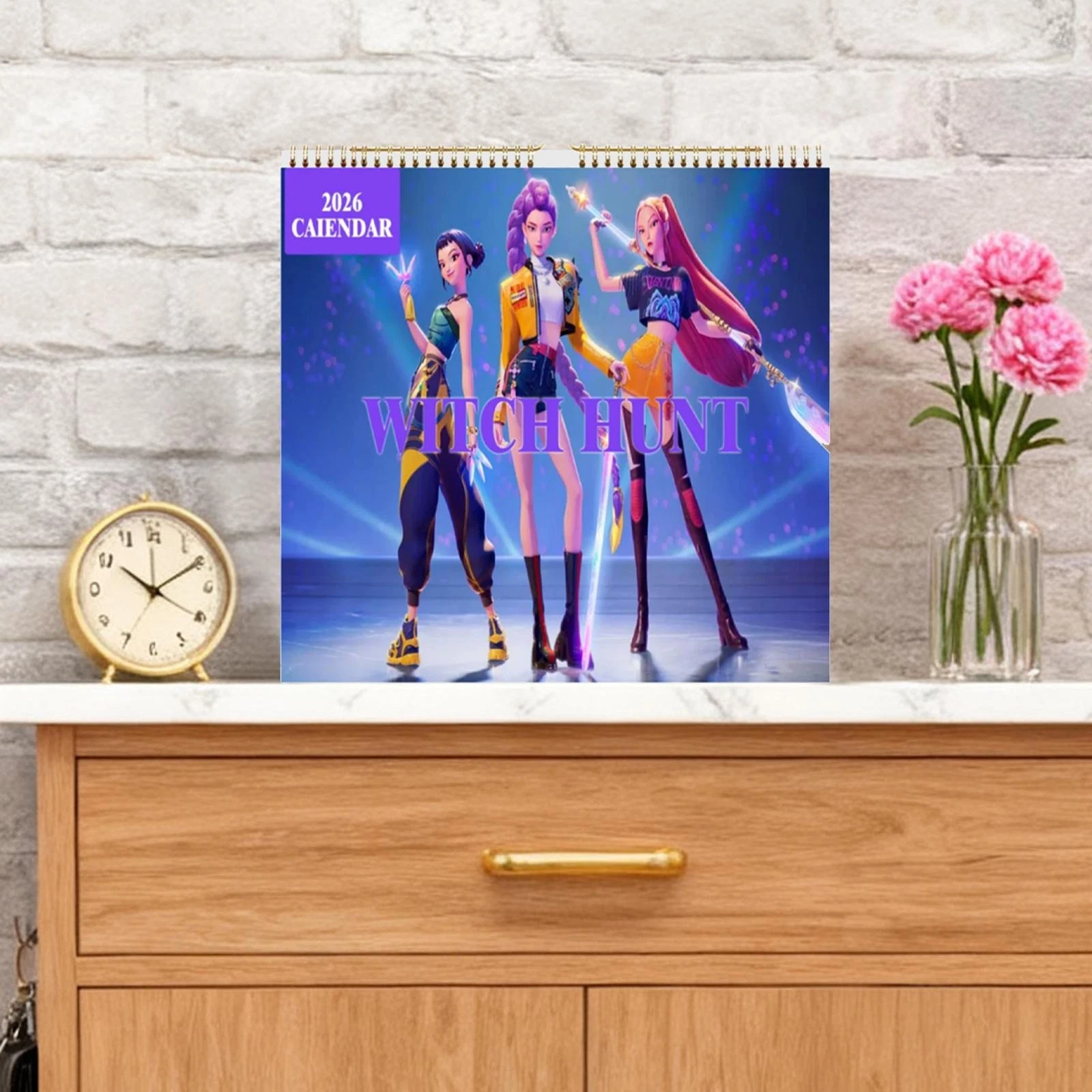 K-pop Demon Hunters 2026 Calendar Rumi、Mira、Zoey 12-Month Schedule ...