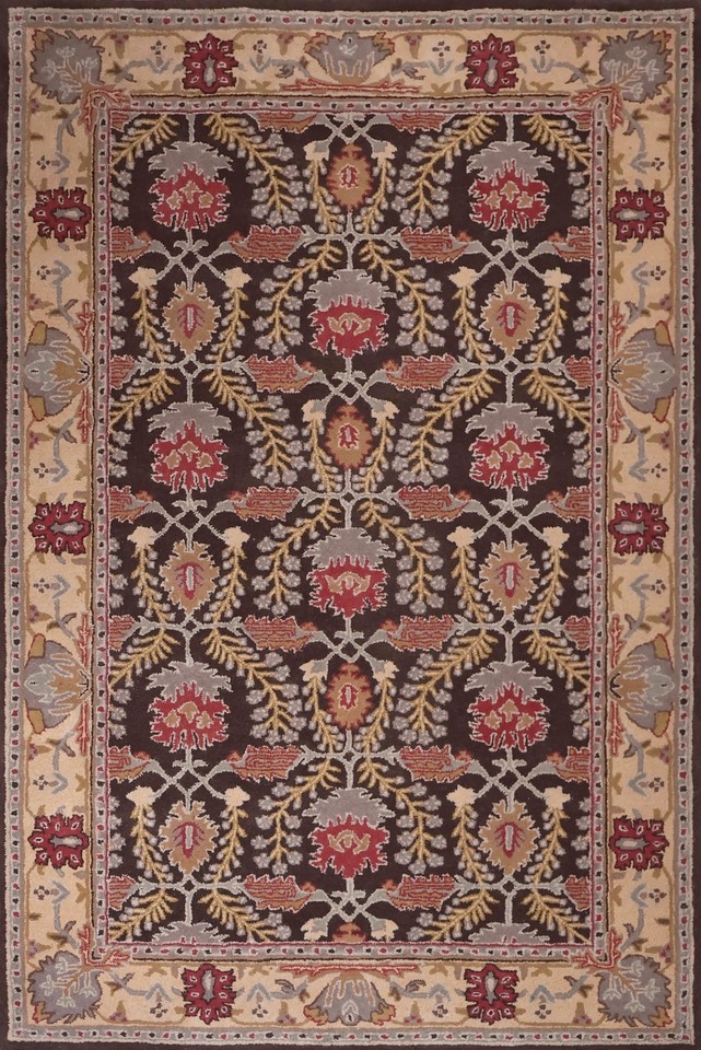 Royal Rust Hand-Tufted Wool Area Rug | Traditional Soft Carpet | Rust ...