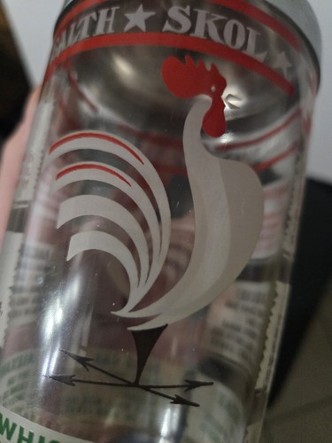 Vintage Glass Rooster Chicken Wire Cocktail Martini Drink Bar Shaker ...