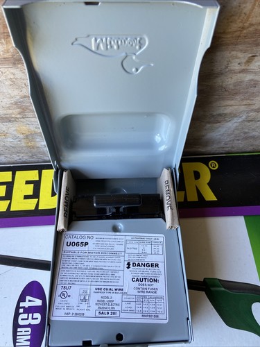 New Midwest U065P Non-Fusible AC Disconnect Switch; 60 Amp, 240 Volt AC ...