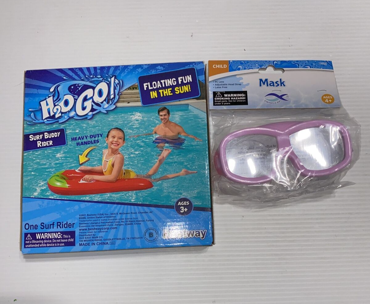 New Sealed Kids Swimming Surf Buddy Rider ( Plus Mask ) H2O GO! Child 2 ...