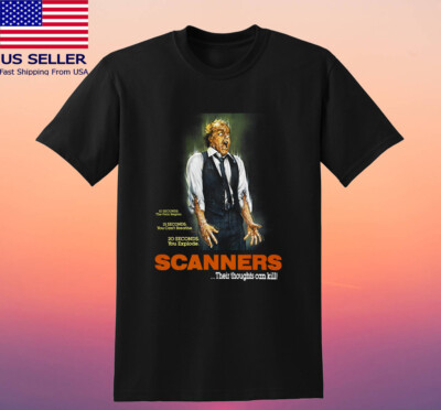 Scanners Horror Thriller Movie Men's Black Size S-5XL | eBay