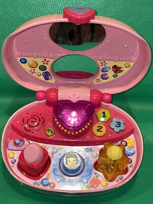 Vtech FUN SHAPES JEWELRY BOX Light Up Music Lipstick Perfume Shapes | eBay