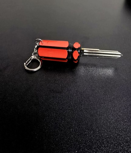 Acura Integra Red/Black Screwdriver Blank Key | eBay