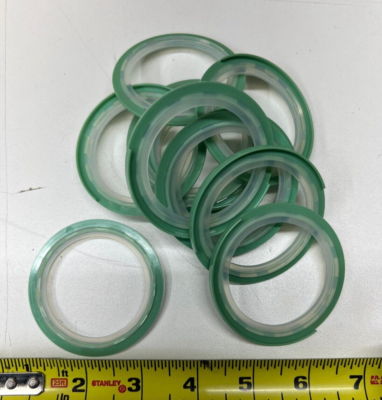 (Lot of 25) 2" Flow Smart Sanitary Poly Connect Gaskets GR-RXPX-GN-200 ...