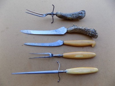 2 Old Antique Will & Finck S.F. Cal Carving Knife Sets | eBay