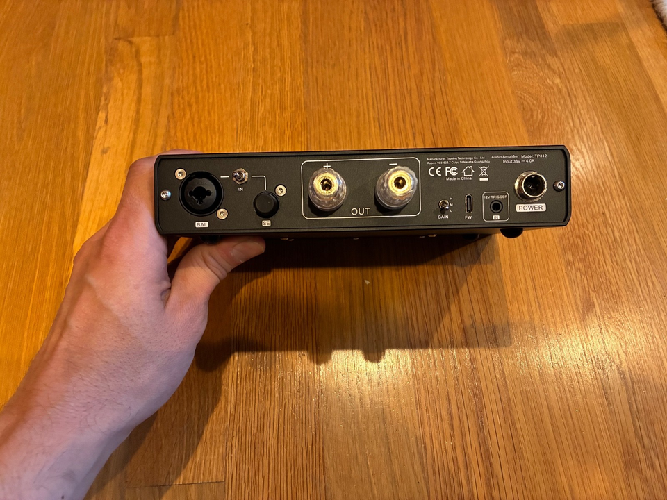 Topping B100 Audio Amplifier Black 50W/100W Ultra Low Distortion Class ...