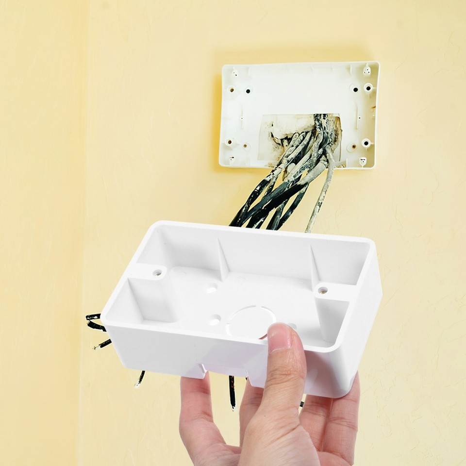 5Pcs Wall Socket Junction Boxes for External Installation in Cavity ...