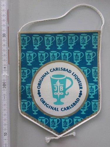 Wimpel Original Carlsbad Liqueur Export Koospol Praha Czechoslowakia ...