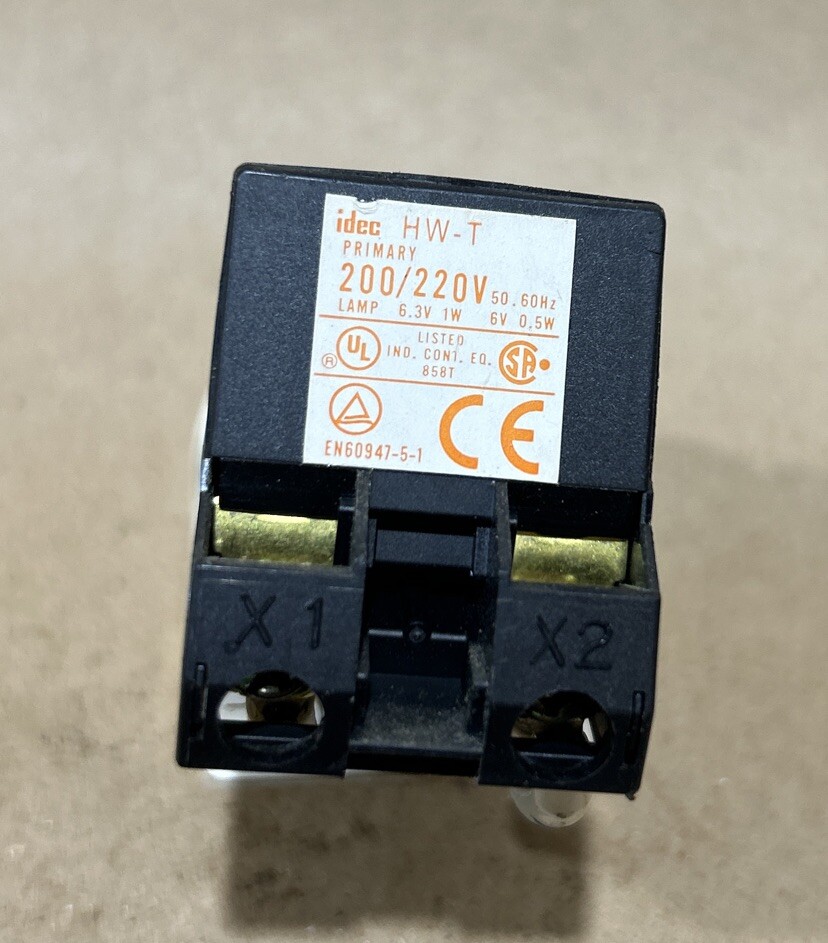 Idec Primary HW-T 200/220V White Power Light | eBay