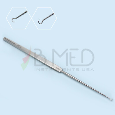 Gillies Skin Hook 7" Sharp Round Prong Retractor Dermal Surgical ...