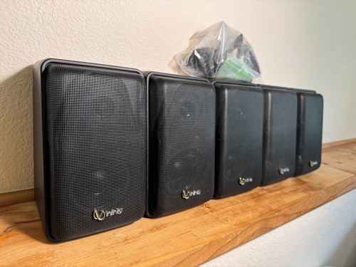 Infinity SL Micro Surround Sound Speakers 5 Channel Home Theater ...