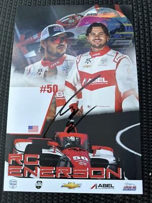 RC Enerson Indianapolis Indy 500 Signed Car Promo Card Autographed 2023 ...
