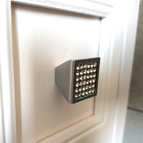 ACCIAIO POMELLO VITE CROMATO CASSETTO STRASS BAGNO ANTA COMO ARGENTO ...