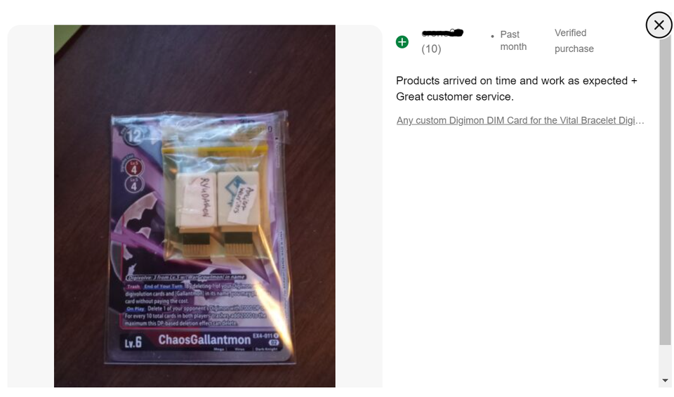 Any custom Digimon DIM/BEM Card for the Vital HERO BE Digimon ALL ...