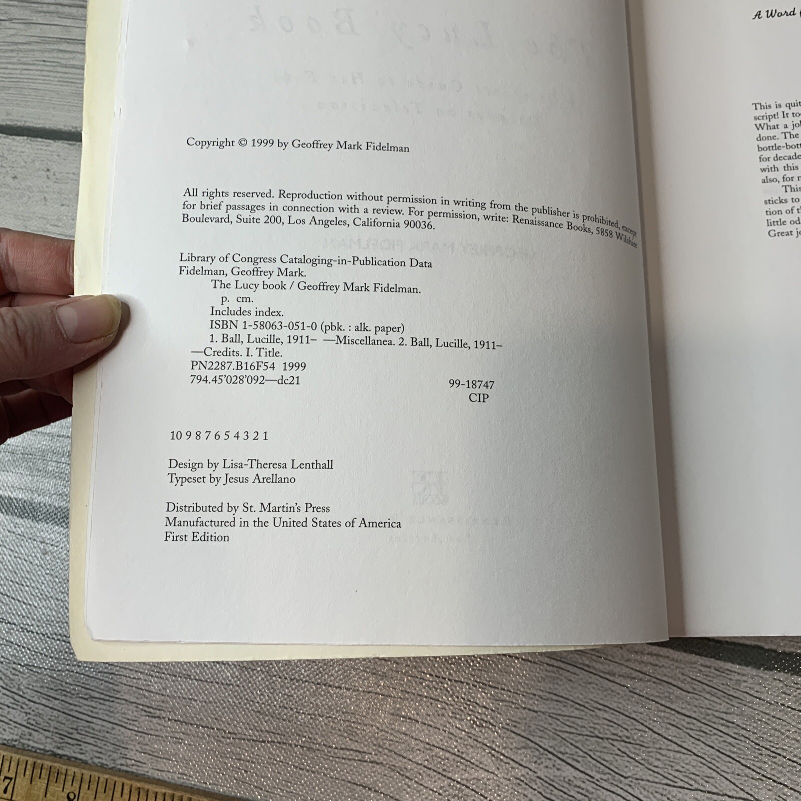 The Lucy Book A Complete Guide to Her Five Decades on Television 1st ...