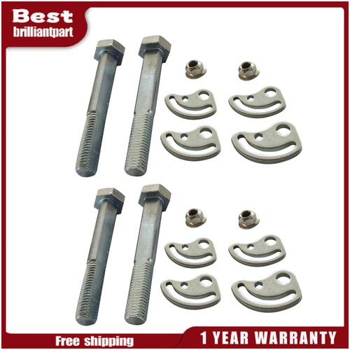 2x Front Alignment Camber Caster Cam Bolt Kit For 1999-2018 Silverado ...