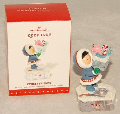 Hallmark ~ 2015 - Frosty Friends - 36th in Series Eskimo w/ Fish *BRAND ...