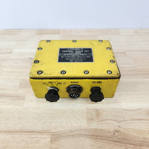 Control Radio Set C-1255/MRC-22 Navy Department Bureau Of Ships ...