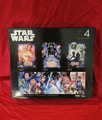 Star Wars Original Trilogy Collector's Edition 4-in-1 Jigsaw Puzzle ...