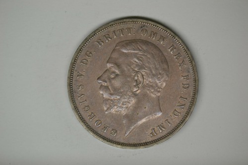 Great Britain: 1935 Crown- Nice AU. Incused Edge Lettering. | eBay