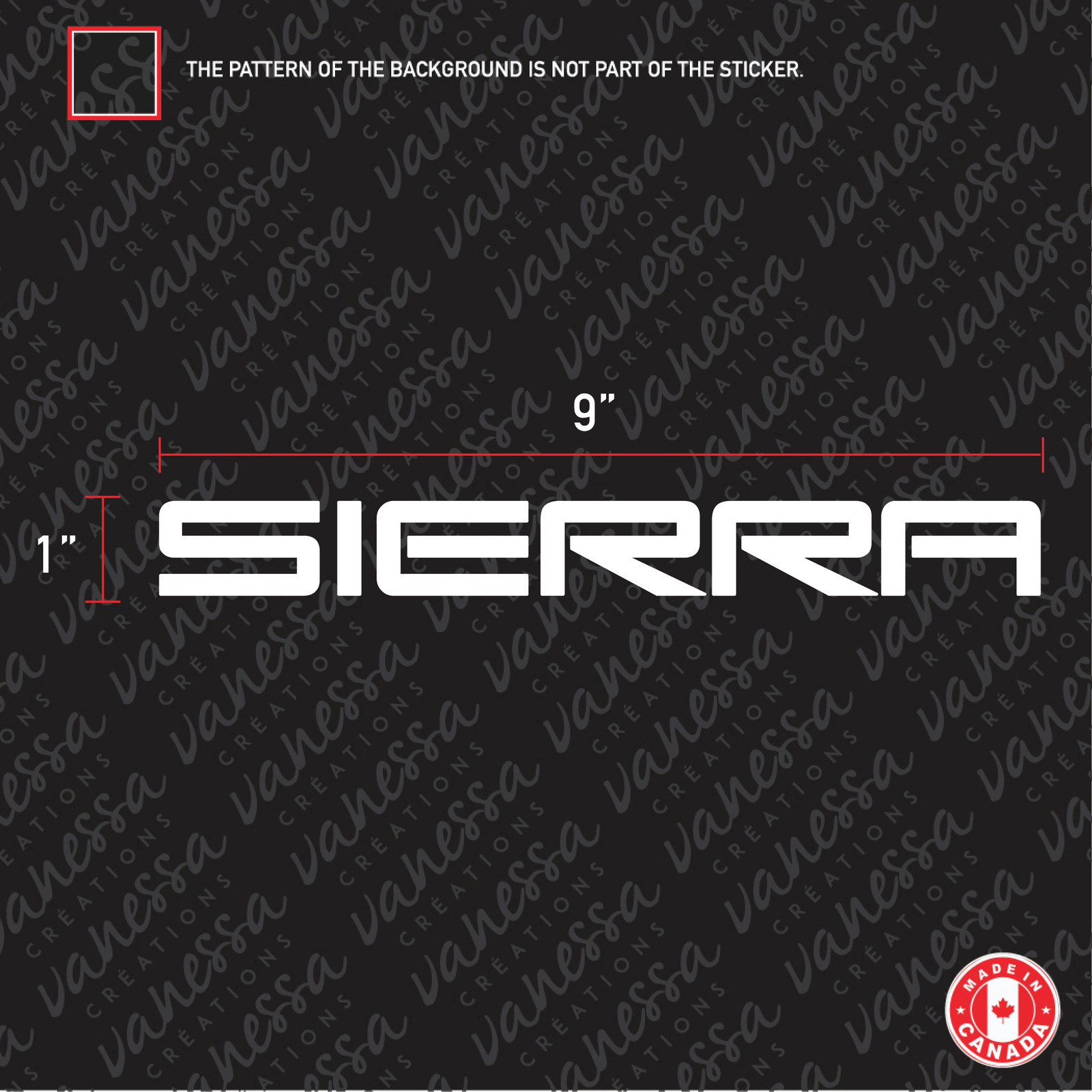 2X GMC SIERRA LOGO sticker vinyl decal | eBay