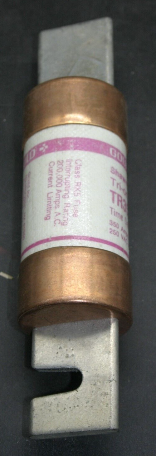 GOULD SHAWMUT Tri-onic TR350R 350 AMP 250 V Class RK5 TIME DELAY FUSE ...
