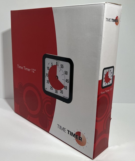 Time Timer 12 Inch Graphic Clock Face Easy Visual Understanding Size ...