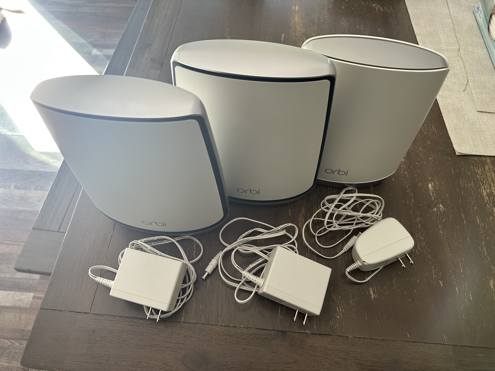 NETGEAR Orbi RBR850 2 Pack + RBS 750Router 5GHz Tri-band Mesh WiFi 6 ...