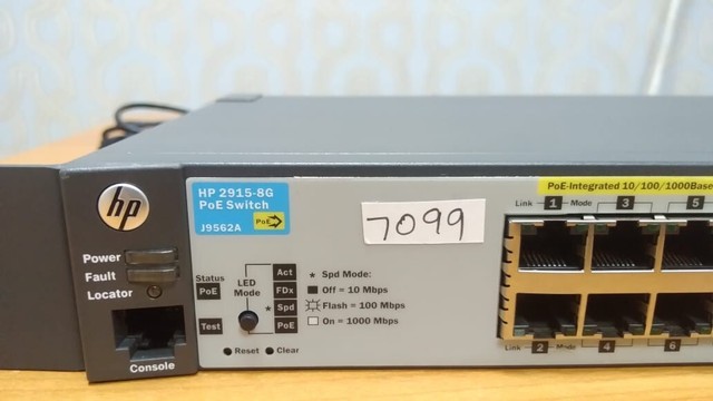 HP ProCurve 2915-8G-PoE Stackable Ethernet Switch (J9562A) for sale ...