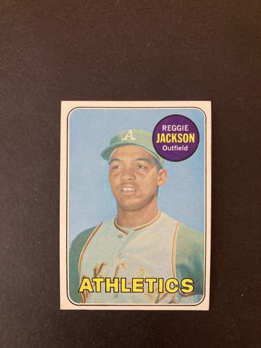 1969 Topps Set Break-REGGIE JACKSON ROOKIE RC Baseball Card#260 Oakland ...