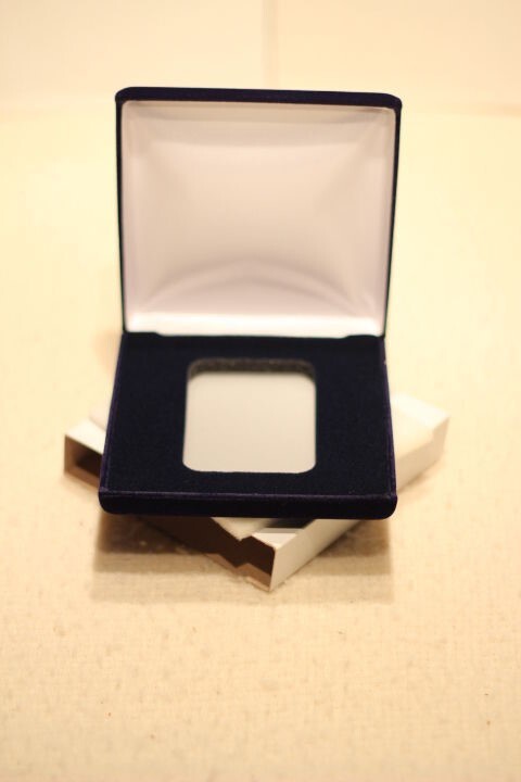 Blue Velvet Box for 1 NGC Certified Coin Slab, Platinum, Gold, Silver ...