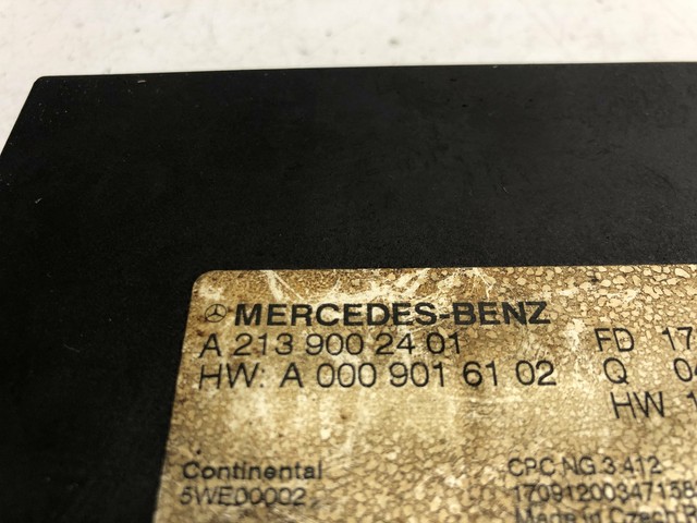 MERCEDES BENZ E Class W213 2018 Drivetrain Control Module ECU ...