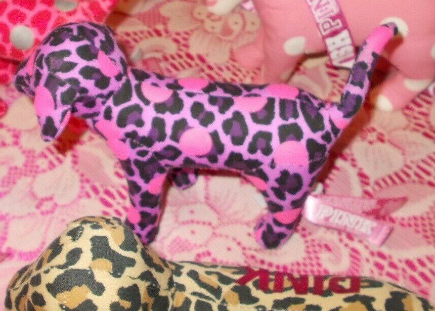VICTORIA'S SECRET Plush Dogs Collection PINK Stuffed Animals All Colors ...