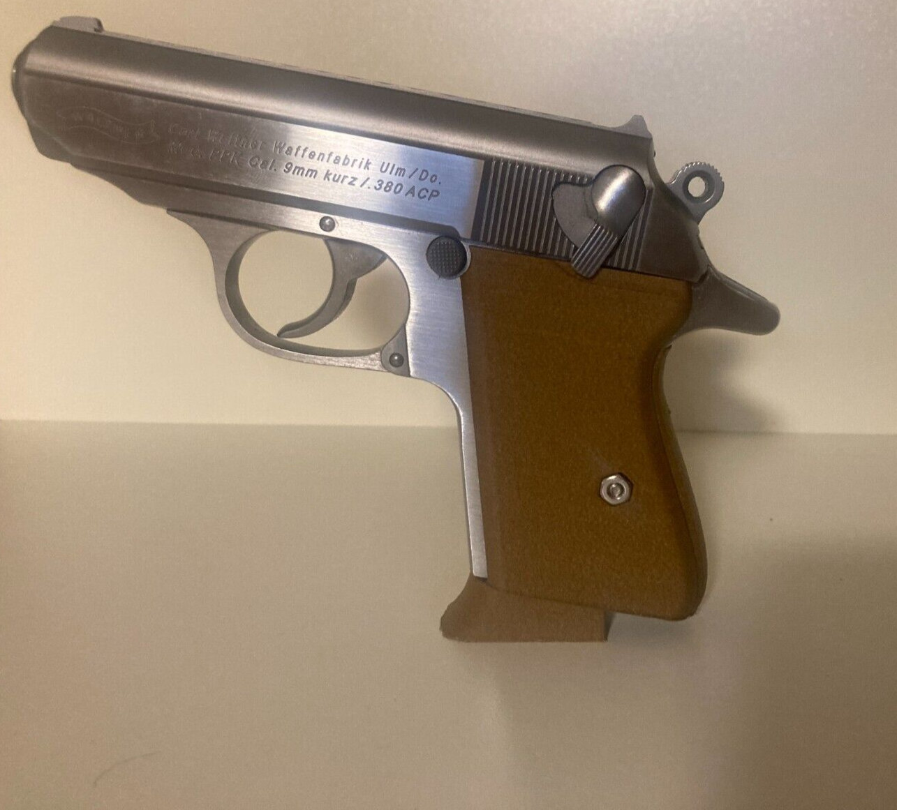 Walther PPK Finger Grip Extension 3D Printed!! Walnut Brown (also fits ...