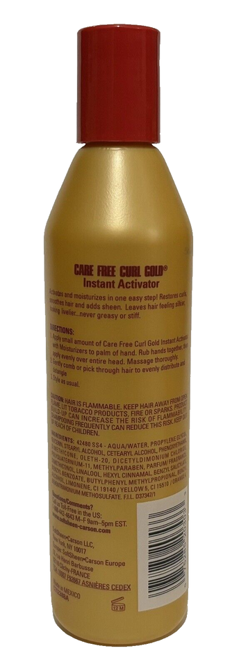 Care Free Curl Gold Curl Instant Activator, 8 oz SoftSheen Carson | eBay