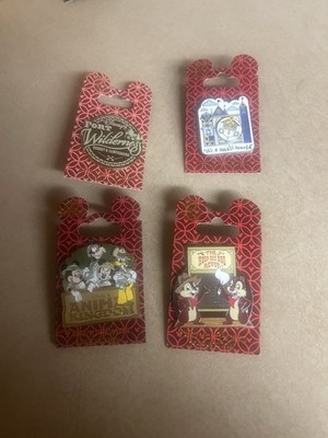 Set of Four Disney Collectors Pins Disney Parks Collection Pins | eBay