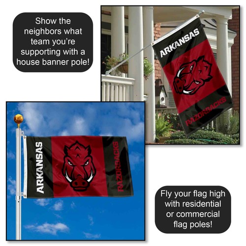 Arkansas Razorbacks Hogs Flag and 3x5 Banner | eBay