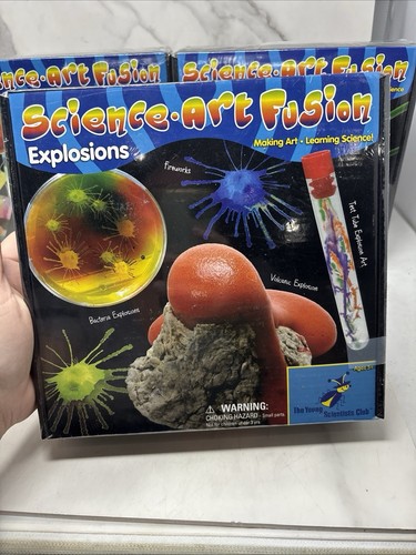 3 Young Scientists Club Science Art Fusion Kits: Explosions Crystals ...