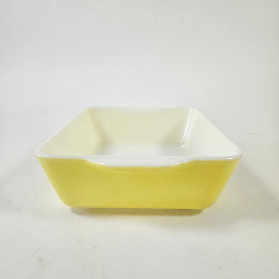 Vintage Pyrex Primary Yellow Baking Casserole Refrigerator Dish 0503 ...