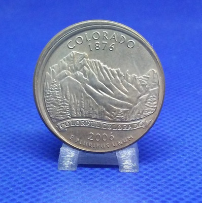 2006 D Colorado State Quarter Error - Off Center Broadstrike | eBay