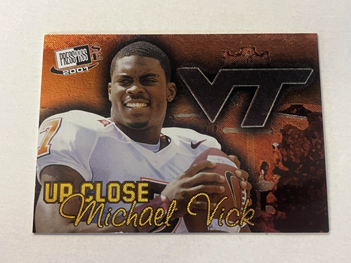 MICHAEL VICK 2001 PRESS PASS UP CLOSE ROOKIE #UC 1/6 FALCONS | eBay